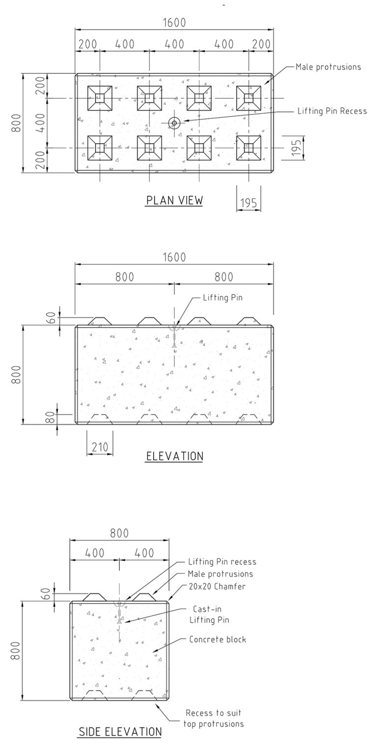 Interlocking Concrete Blocks - Hallett Group